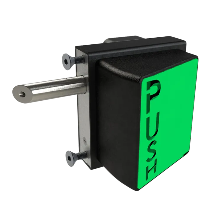 GATEMASTER SBQEDGL Bolt On Digital Exit Pushpad | Smart Security